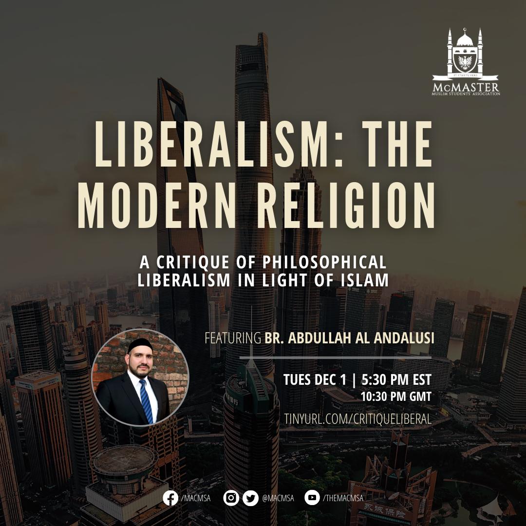 ONLINE EVENT: ‘Liberalism: The Modern Religion’ [1st Dec 2020, hosted ...